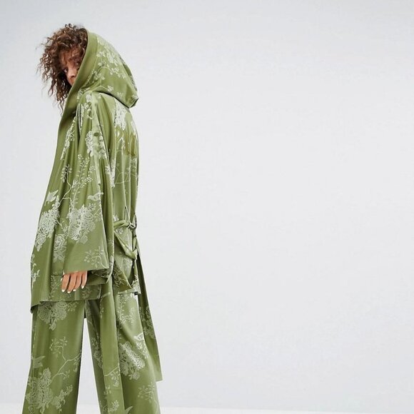 Puma | Jackets & Coats | Puma X Fenty By Rihanna Boxing Robe In Olive ...